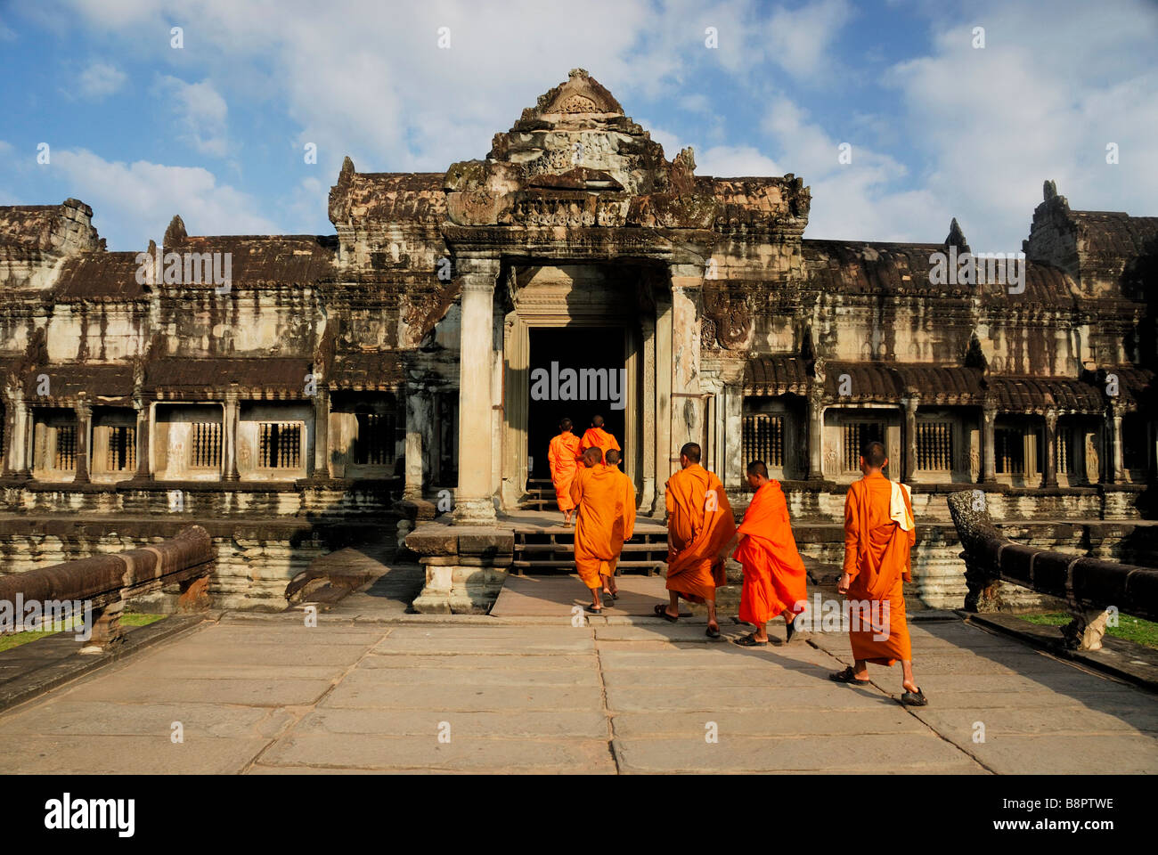 Monk Trail, Angkor Wat Stock Photo - Alamy