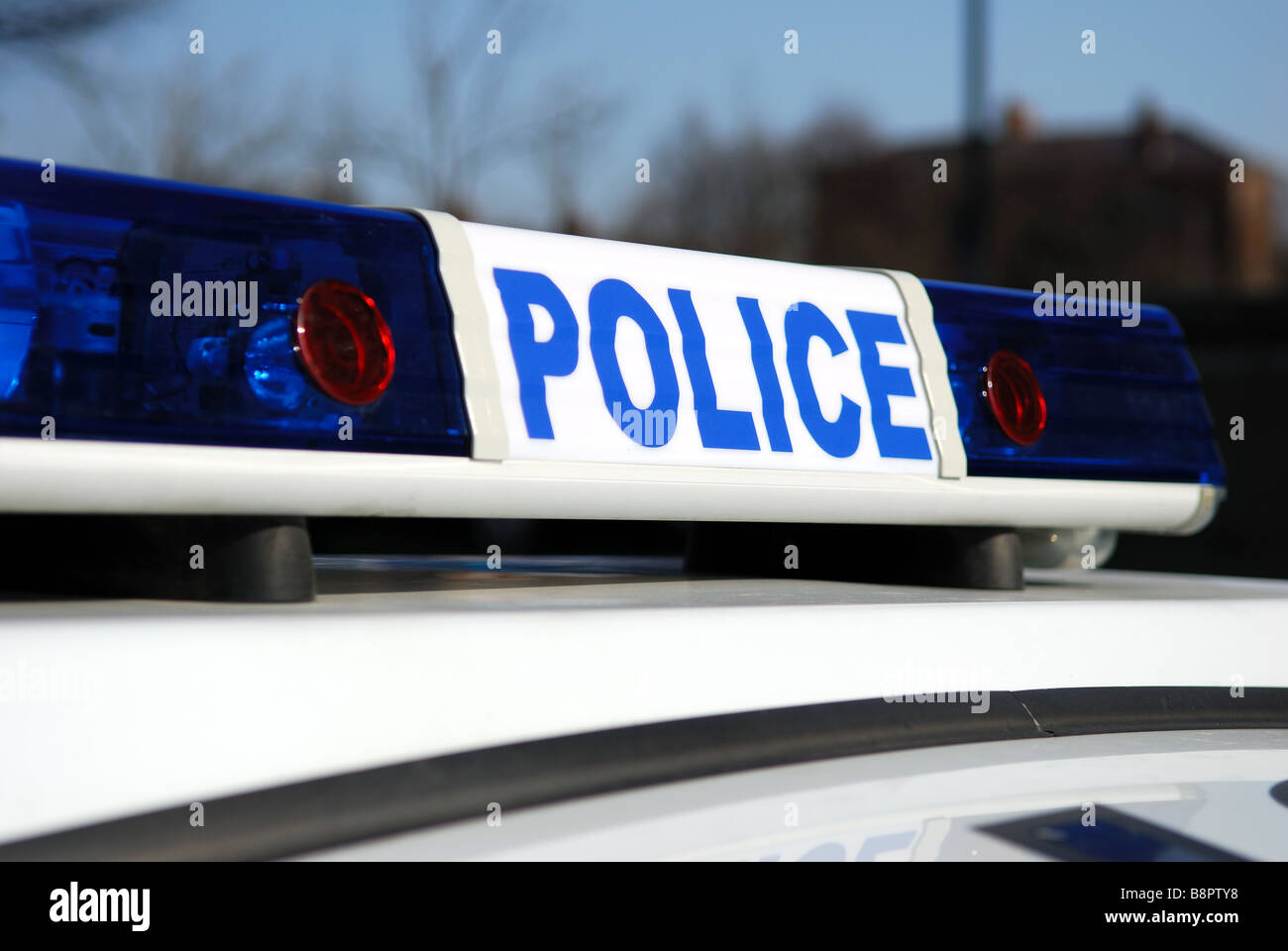 Police roof sign hi-res stock photography and images - Alamy