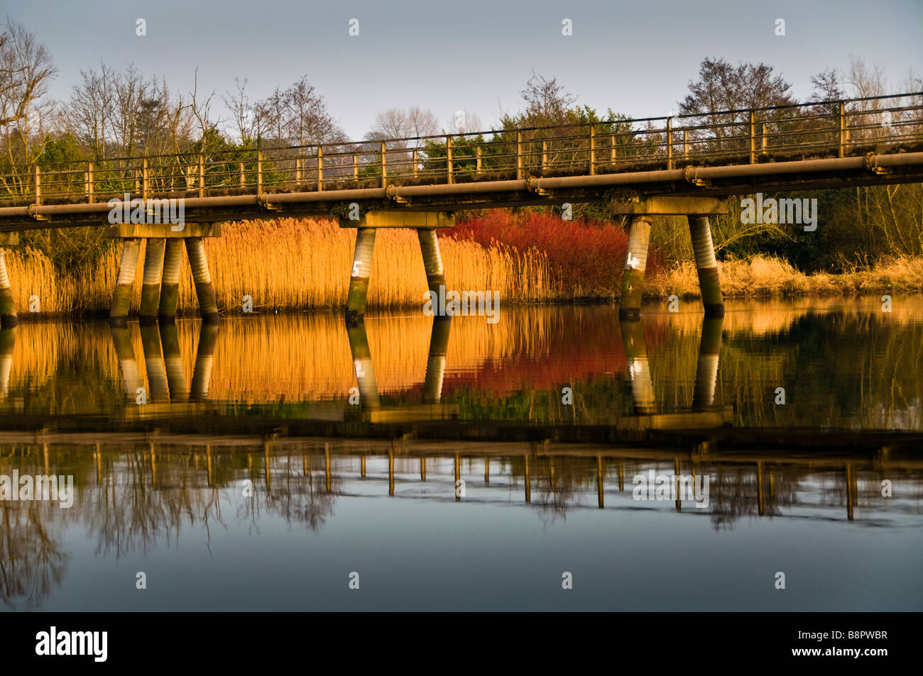 bridge over the Slaney Stock Photo - Alamy
