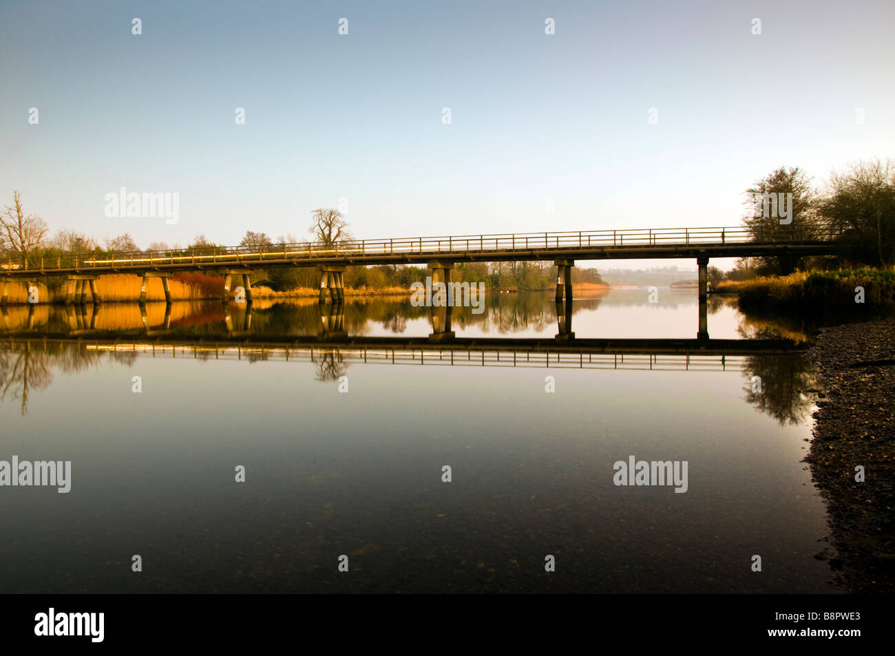 bridge over the Slaney Stock Photo - Alamy