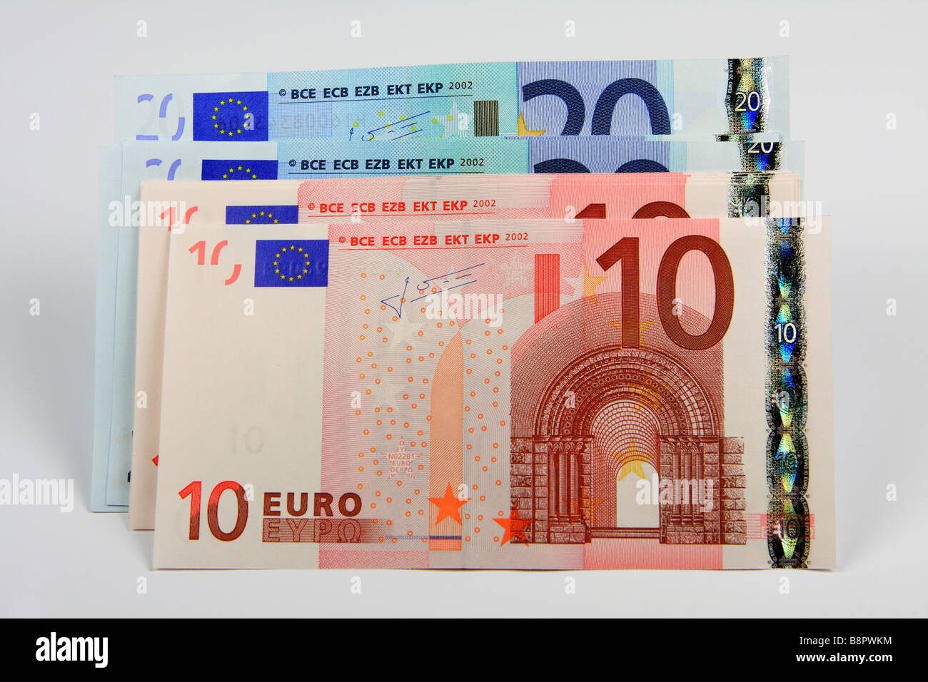 20 and 10 euro notes Stock Photo - Alamy