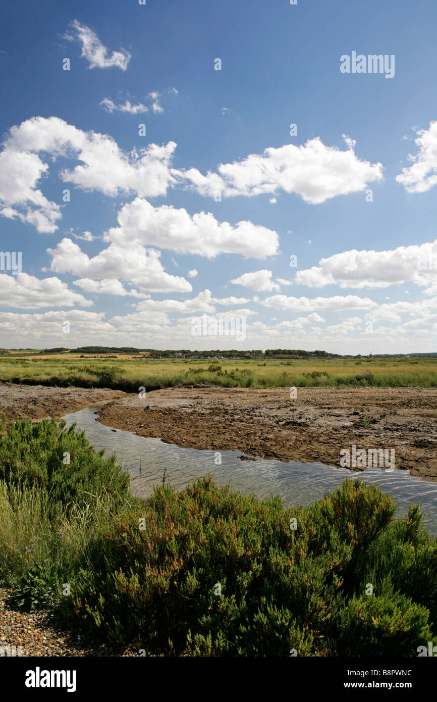 Cley marsh North Norfolk UK Stock Photo - Alamy