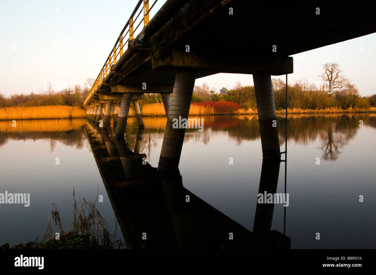 bridge over the Slaney Stock Photo - Alamy