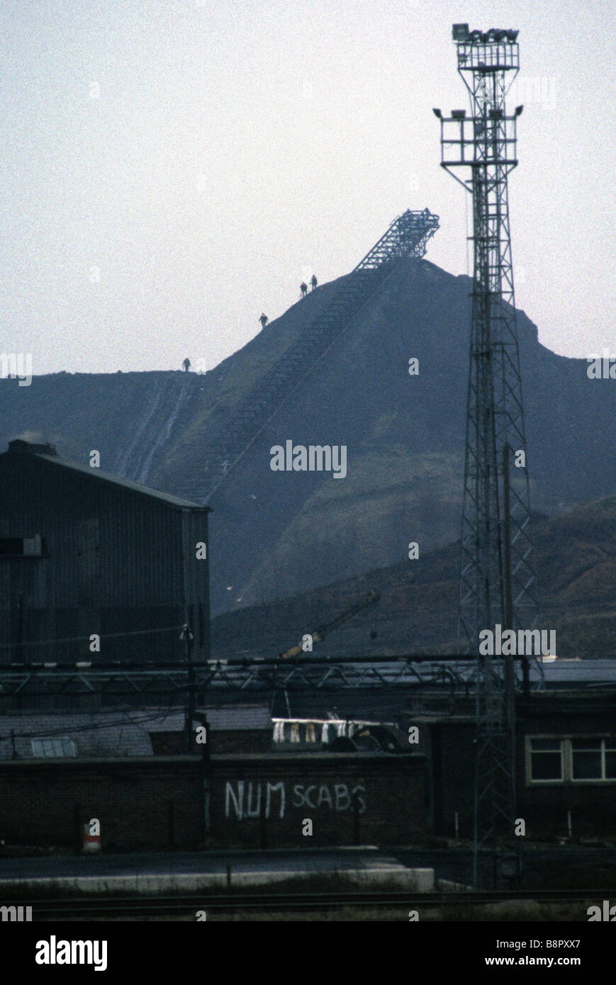Miners strike NUM Coal mine work industry Thatcher strike Scargill ...