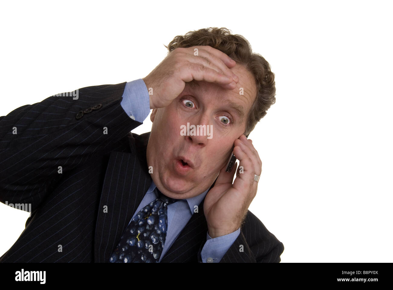 Man tapping head hi-res stock photography and images - Alamy