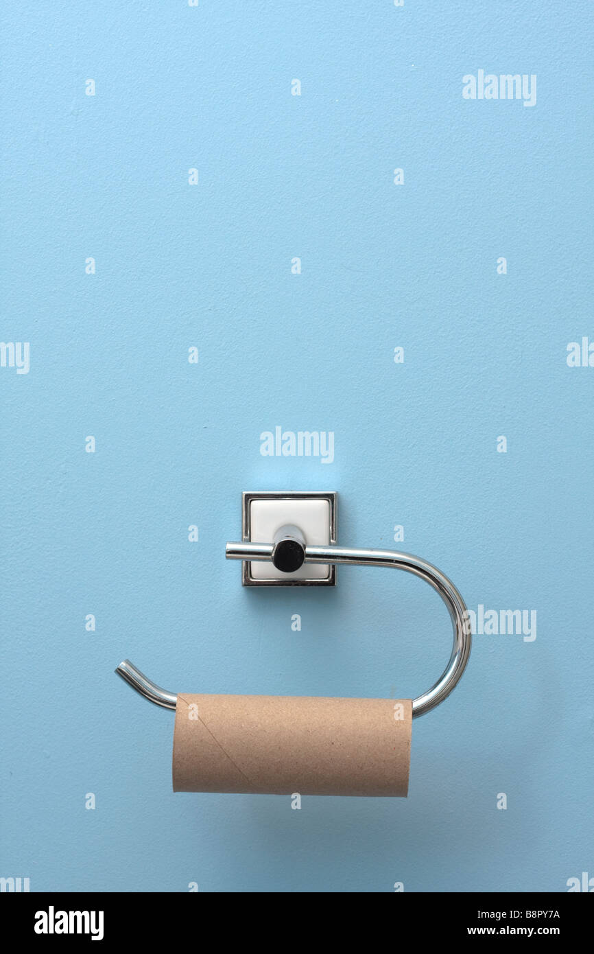 Empty toilet roll hi-res stock photography and images - Alamy