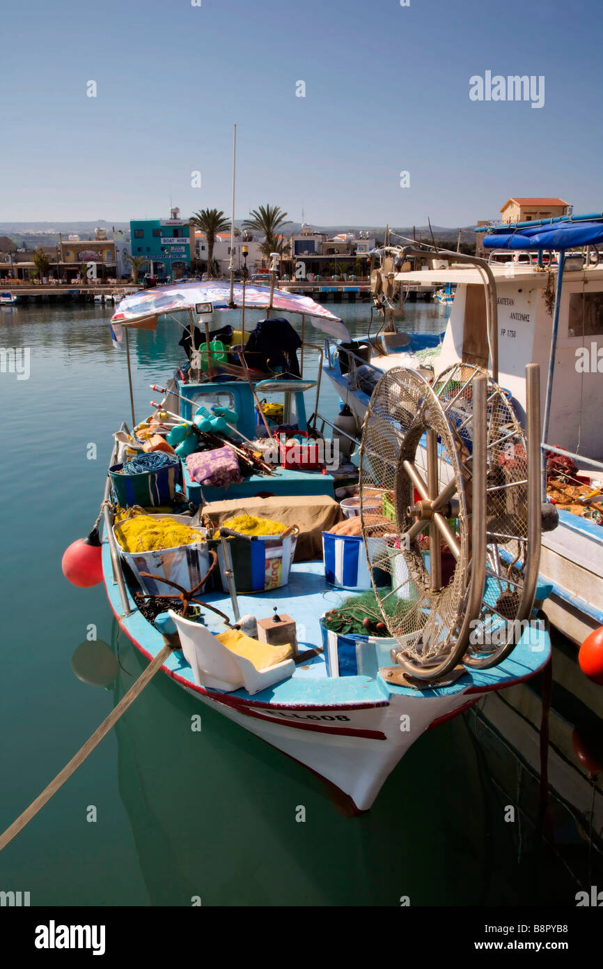 fishing boat, polis harbour, cyprus Stock Photo - Alamy