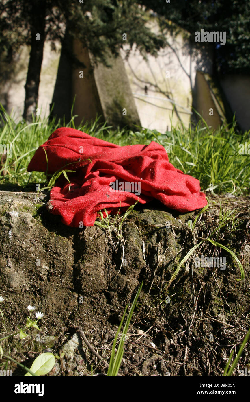 Red jumper thrown hi-res stock photography and images - Alamy