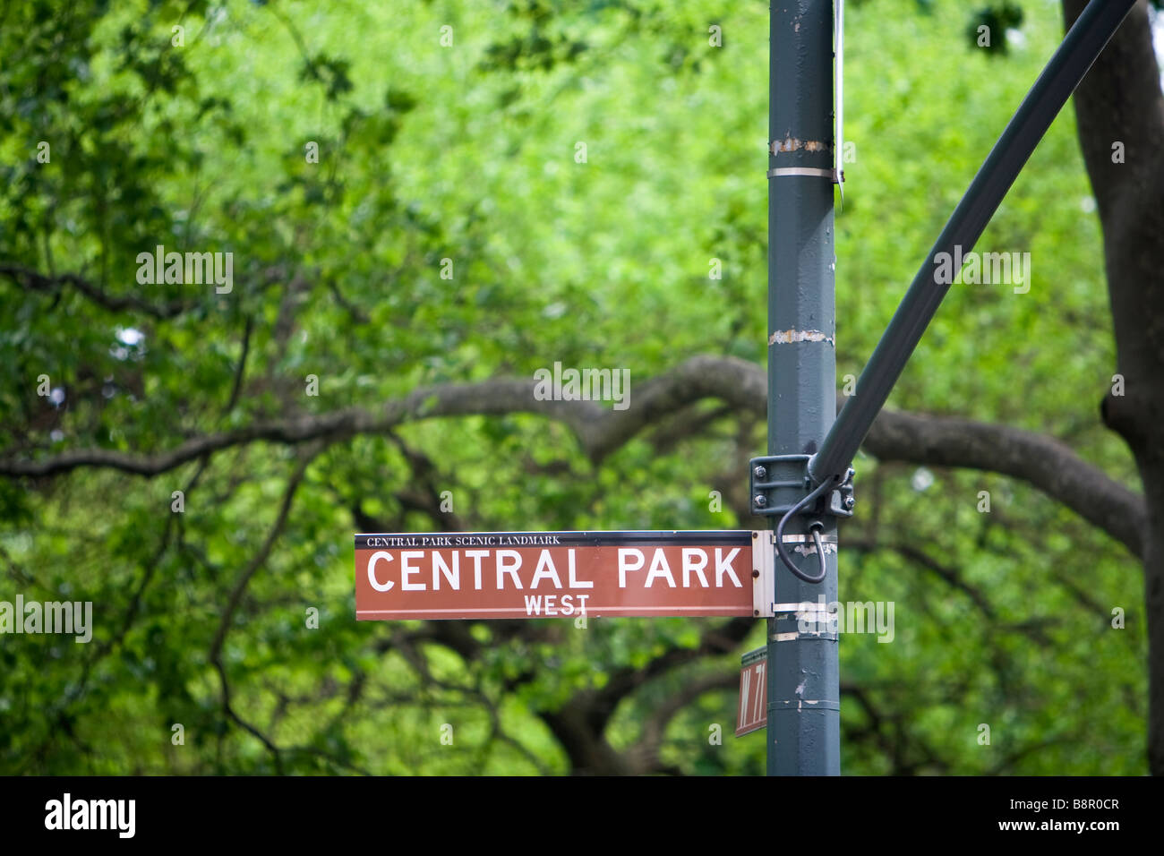 Central Park sign in New York City Stock Photo - Alamy