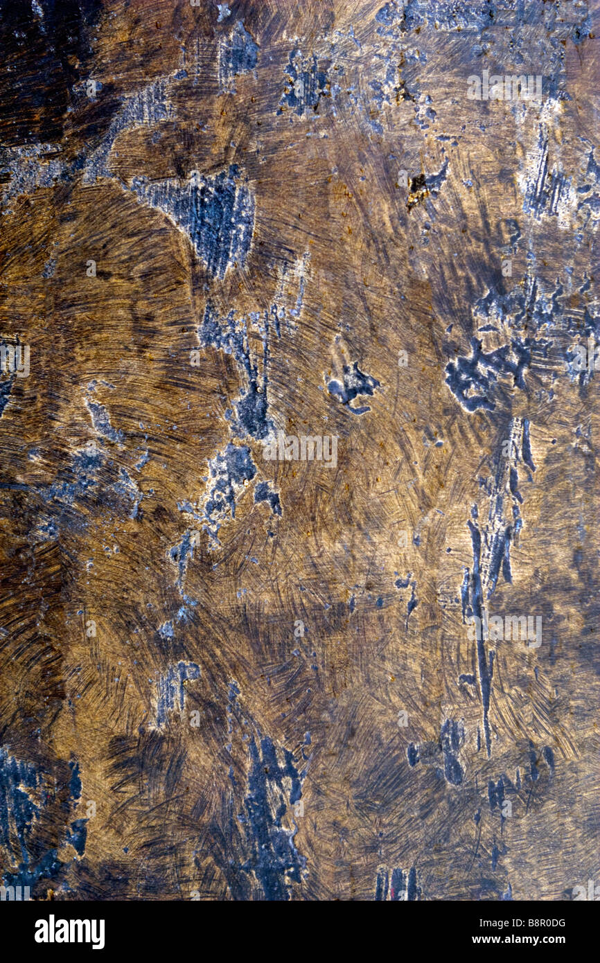 Polished bronze sheet closeup Stock Photo - Alamy