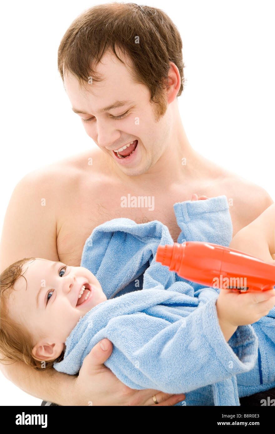 picture of happy father with baby boy Stock Photo - Alamy