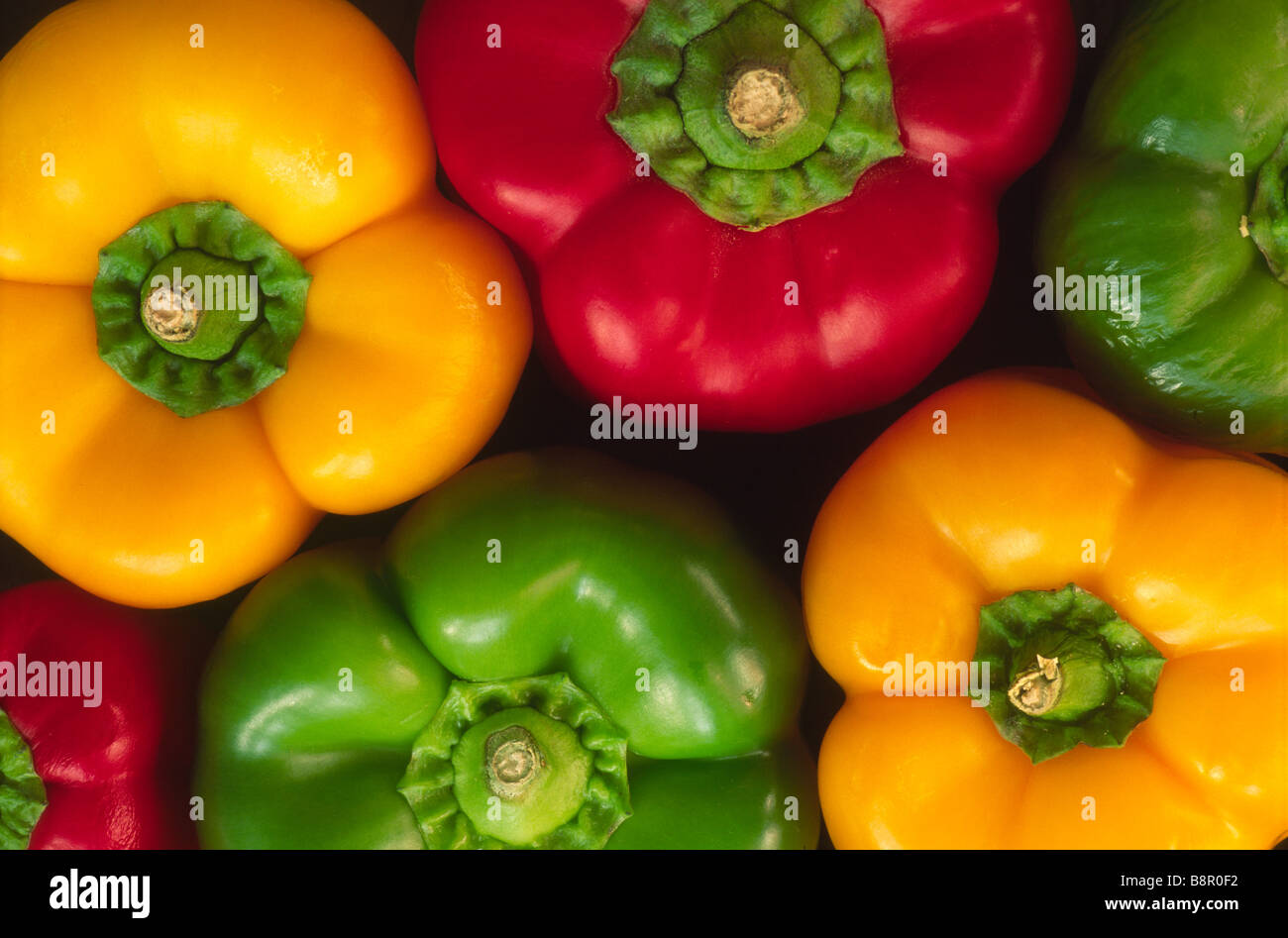 Mixed colour bell pepper hi-res stock photography and images - Alamy