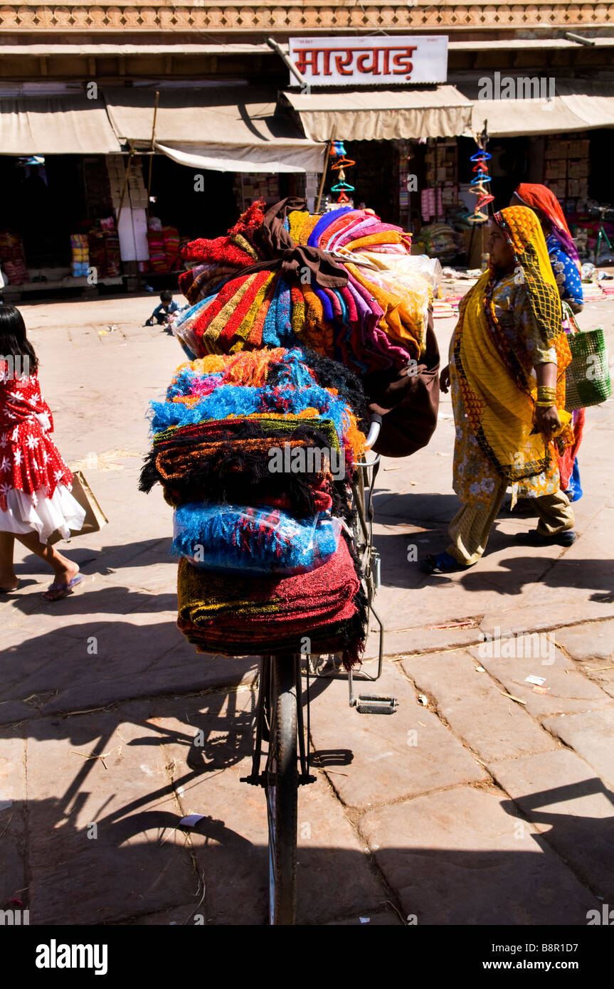 Market scene in Rajasthan India Stock Photo - Alamy