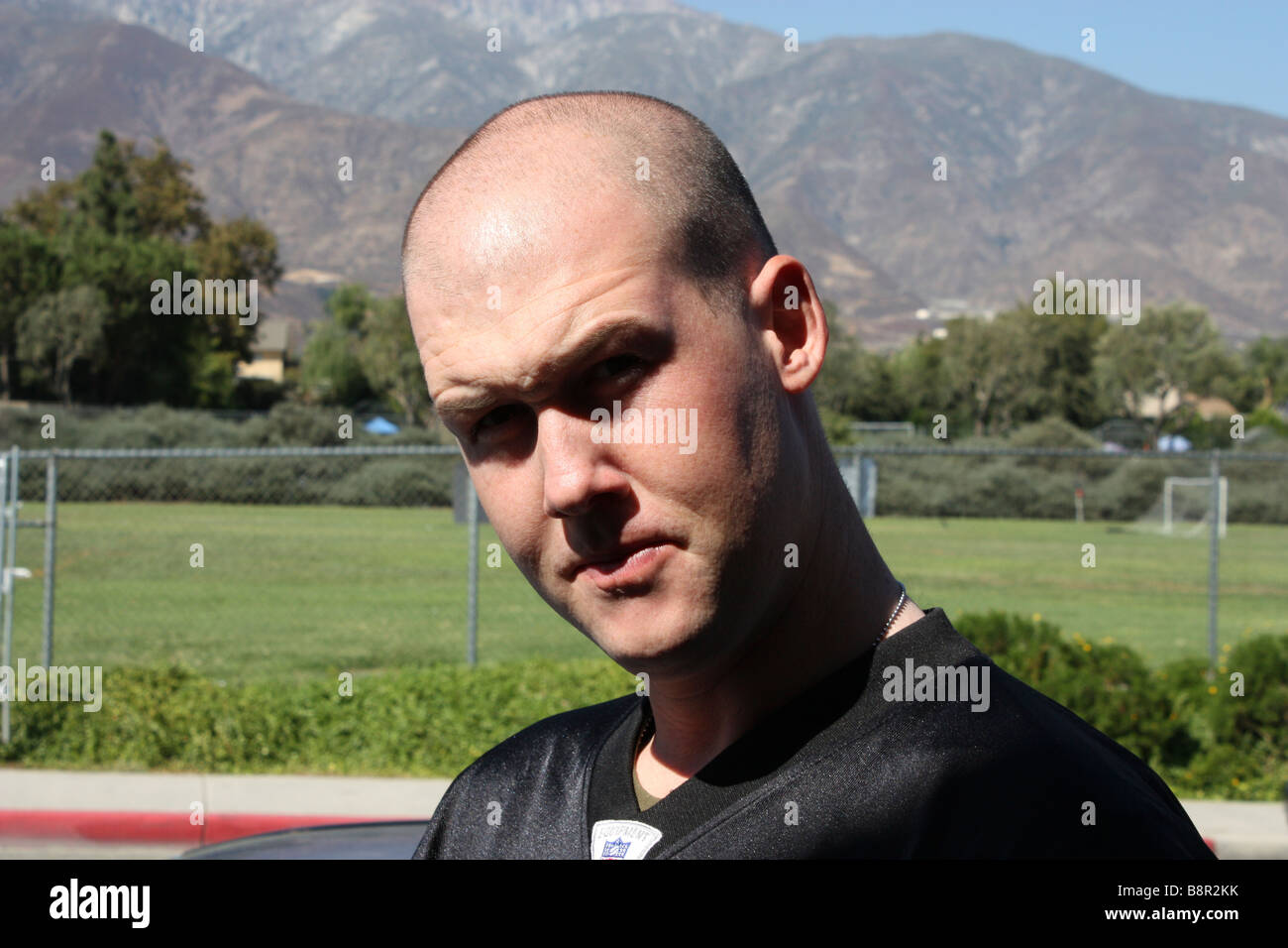 mean looking man Stock Photo - Alamy