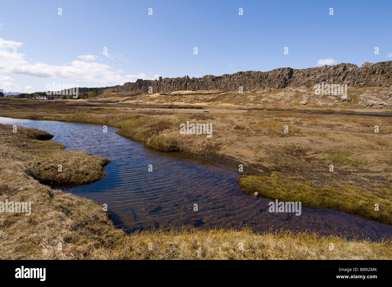 Mid Atlantic Rift Thingvellir National Park Iceland Stock Photo - Alamy