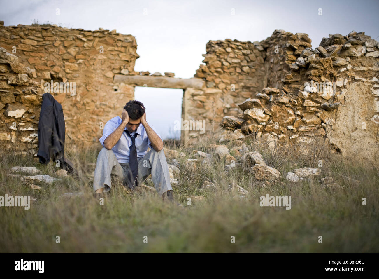 Dejected Man Suit High Resolution Stock Photography and Images - Alamy