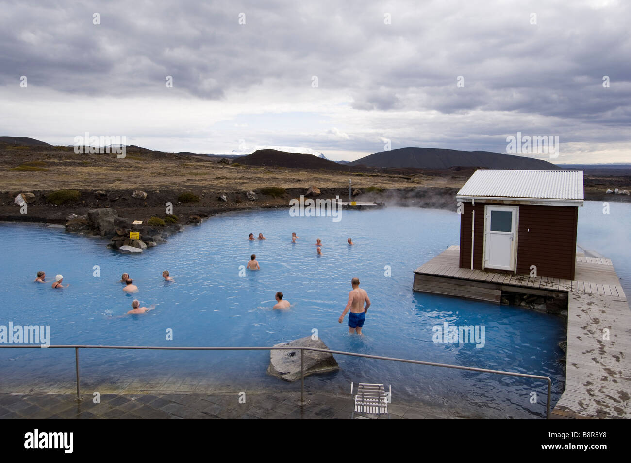 Geothermal hot spring Reykjahlid Iceland Stock Photo - Alamy