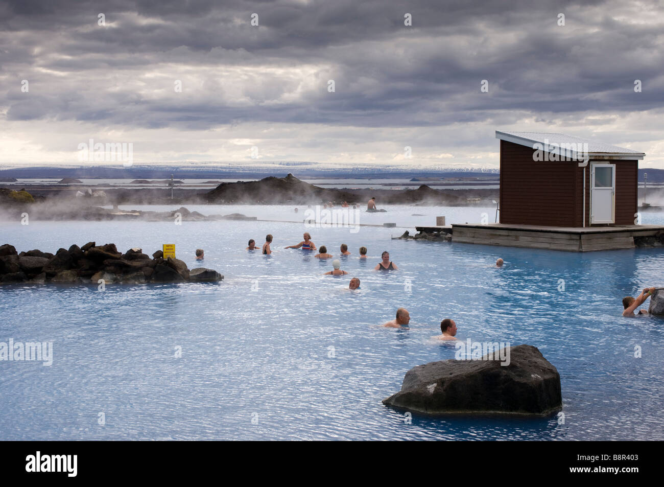 Geothermal hot spring Reykjahlid Iceland Stock Photo - Alamy