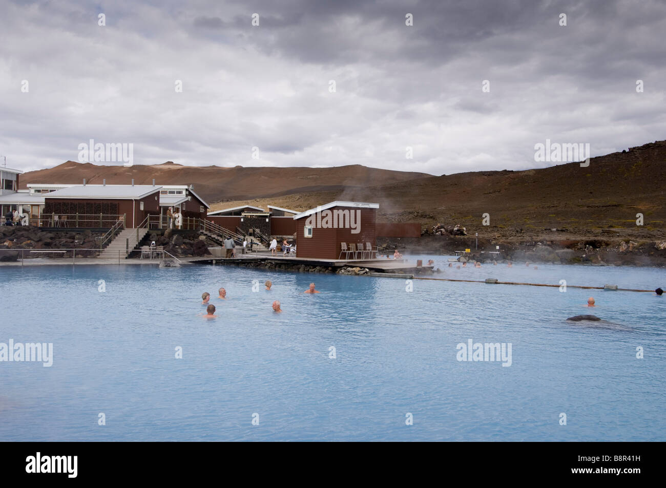 Geothermal hot spring Reykjahlid Iceland Stock Photo - Alamy