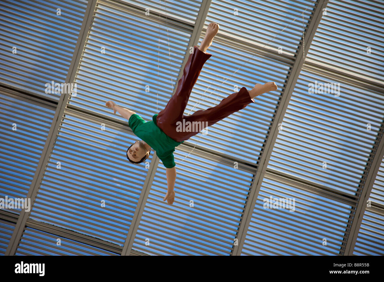 Flying boy sculpture Stock Photo - Alamy