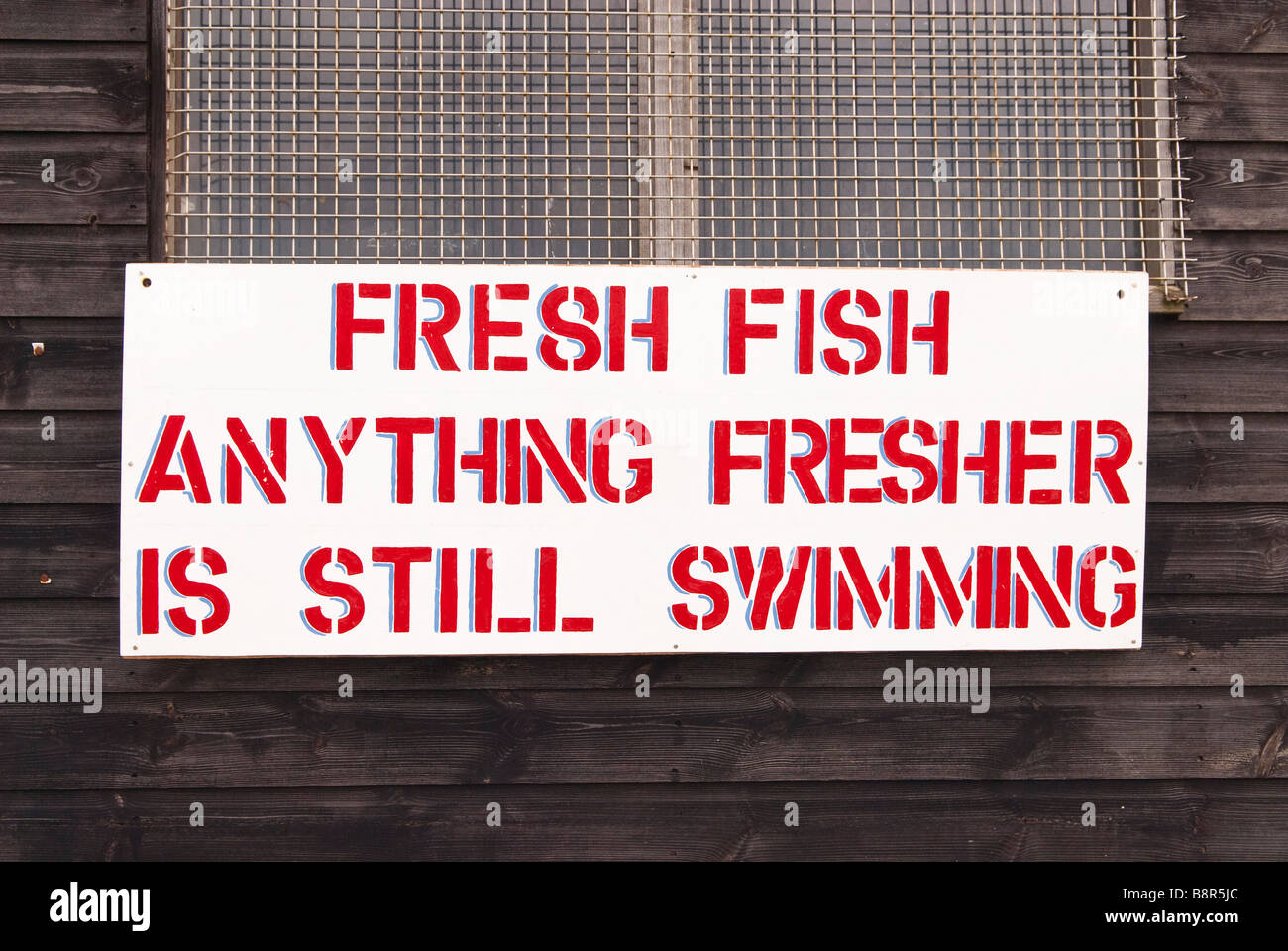 Fresh fish sign hi-res stock photography and images - Alamy