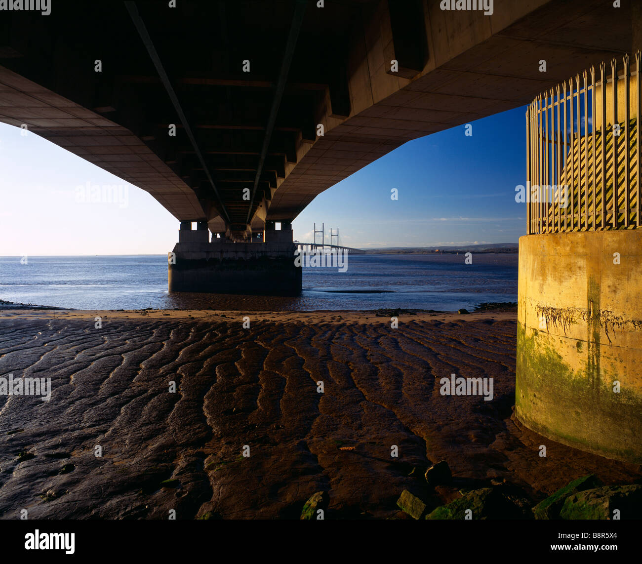 The Prince of Wales Bridge (Second Severn Crossing) over the River ...