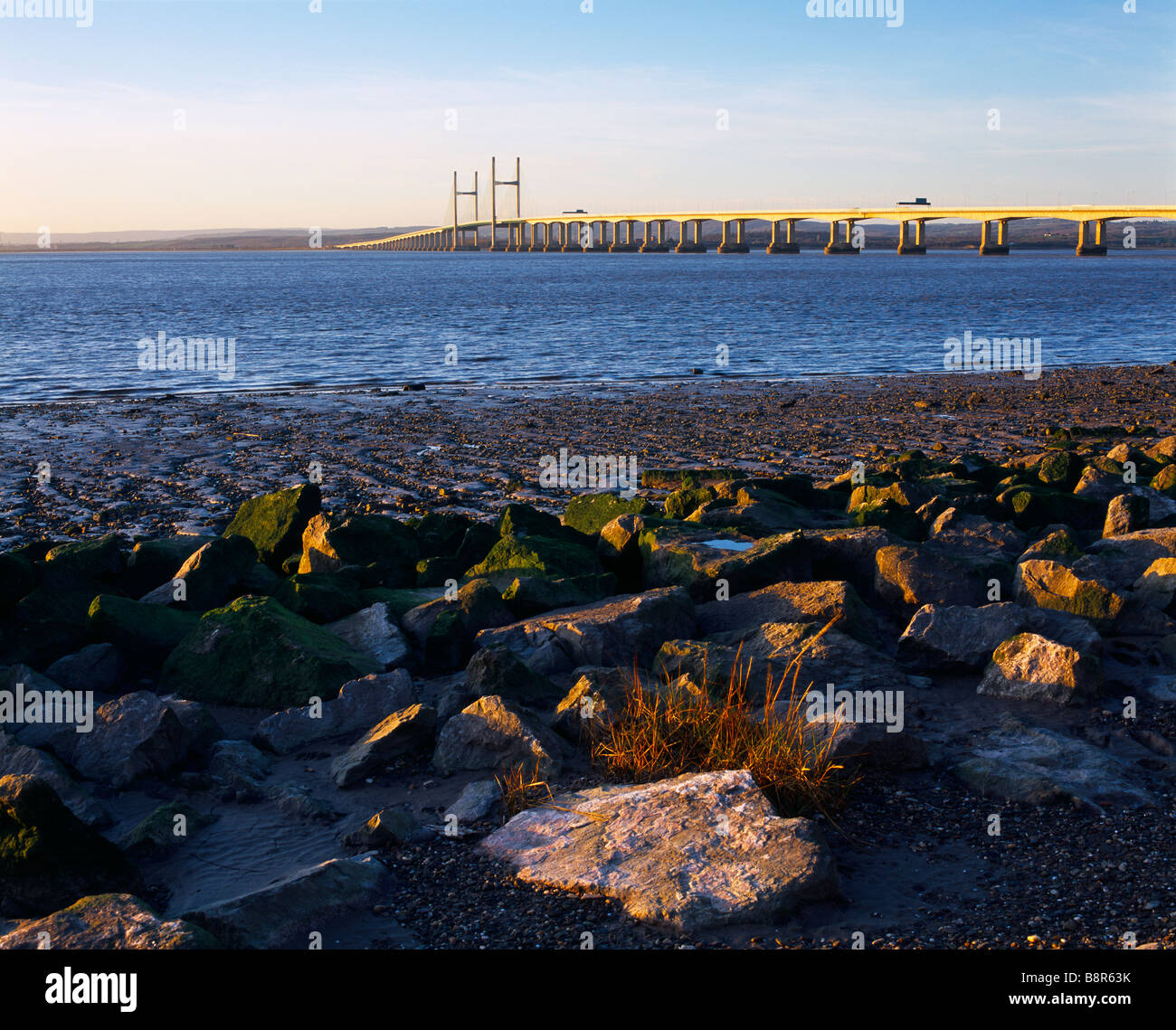 The Prince of Wales Bridge (Second Severn Crossing) over the River ...