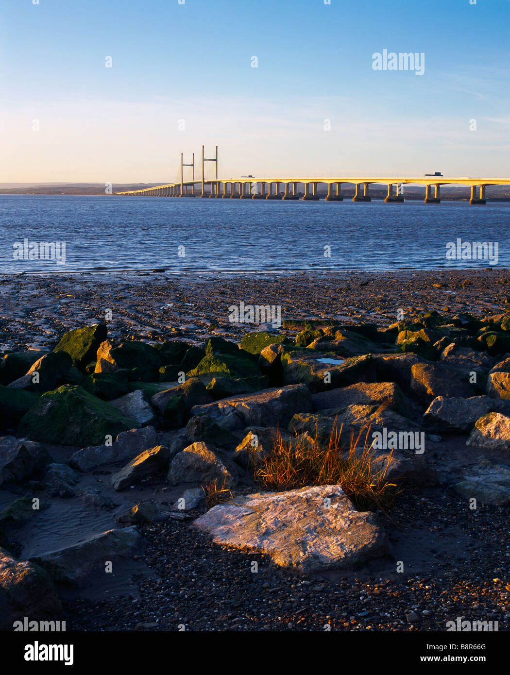 The Prince of Wales Bridge (Second Severn Crossing) over the River ...