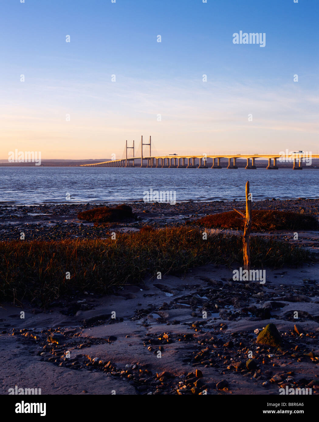 The Prince of Wales Bridge (Second Severn Crossing) over the River ...