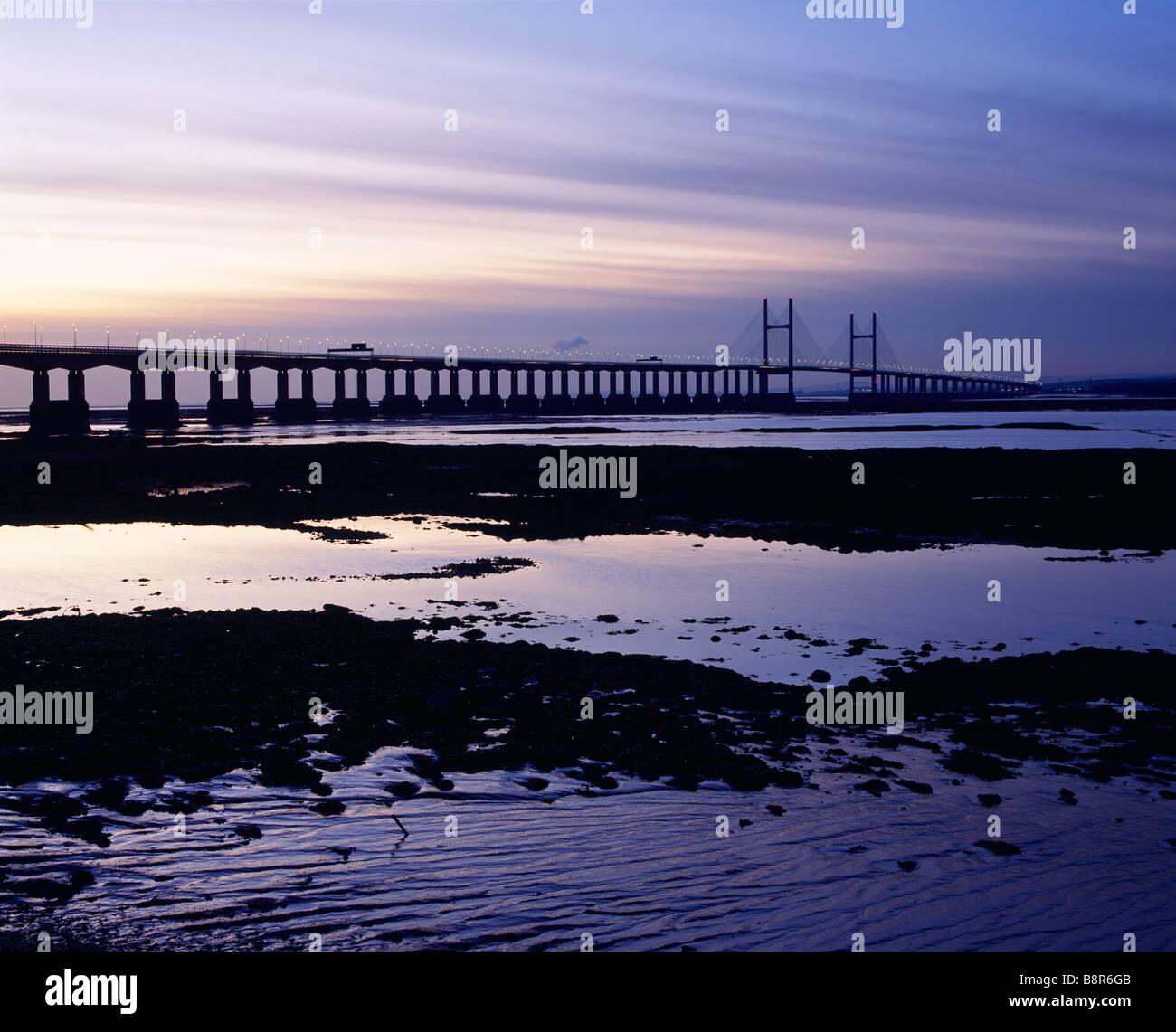 The Prince of Wales Bridge (Second Severn Crossing) over the River ...