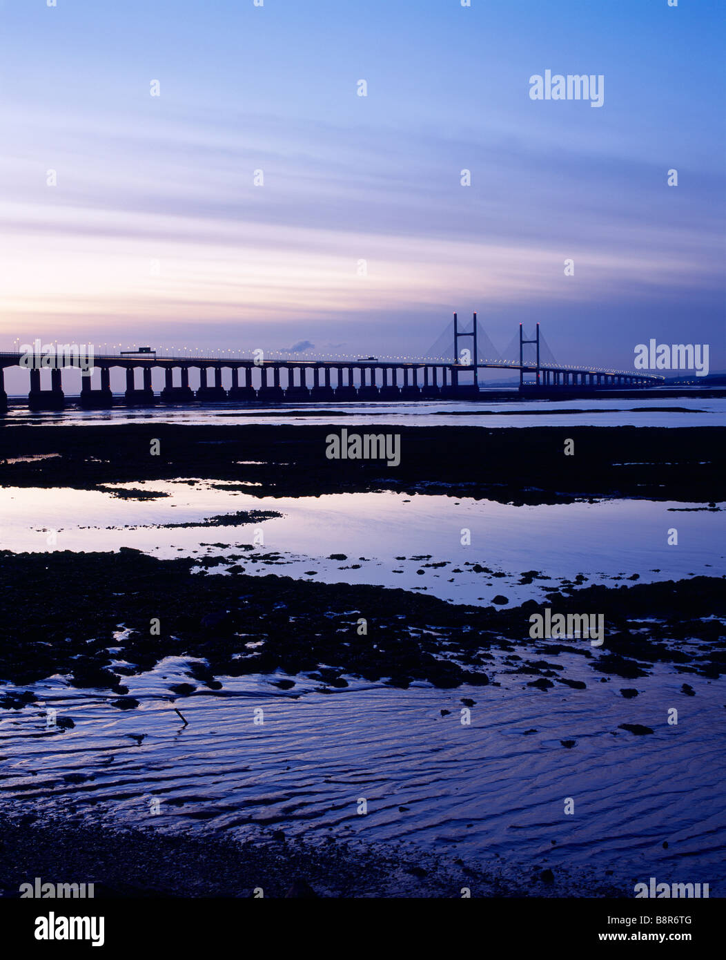 The Prince of Wales Bridge (Second Severn Crossing) over the River ...