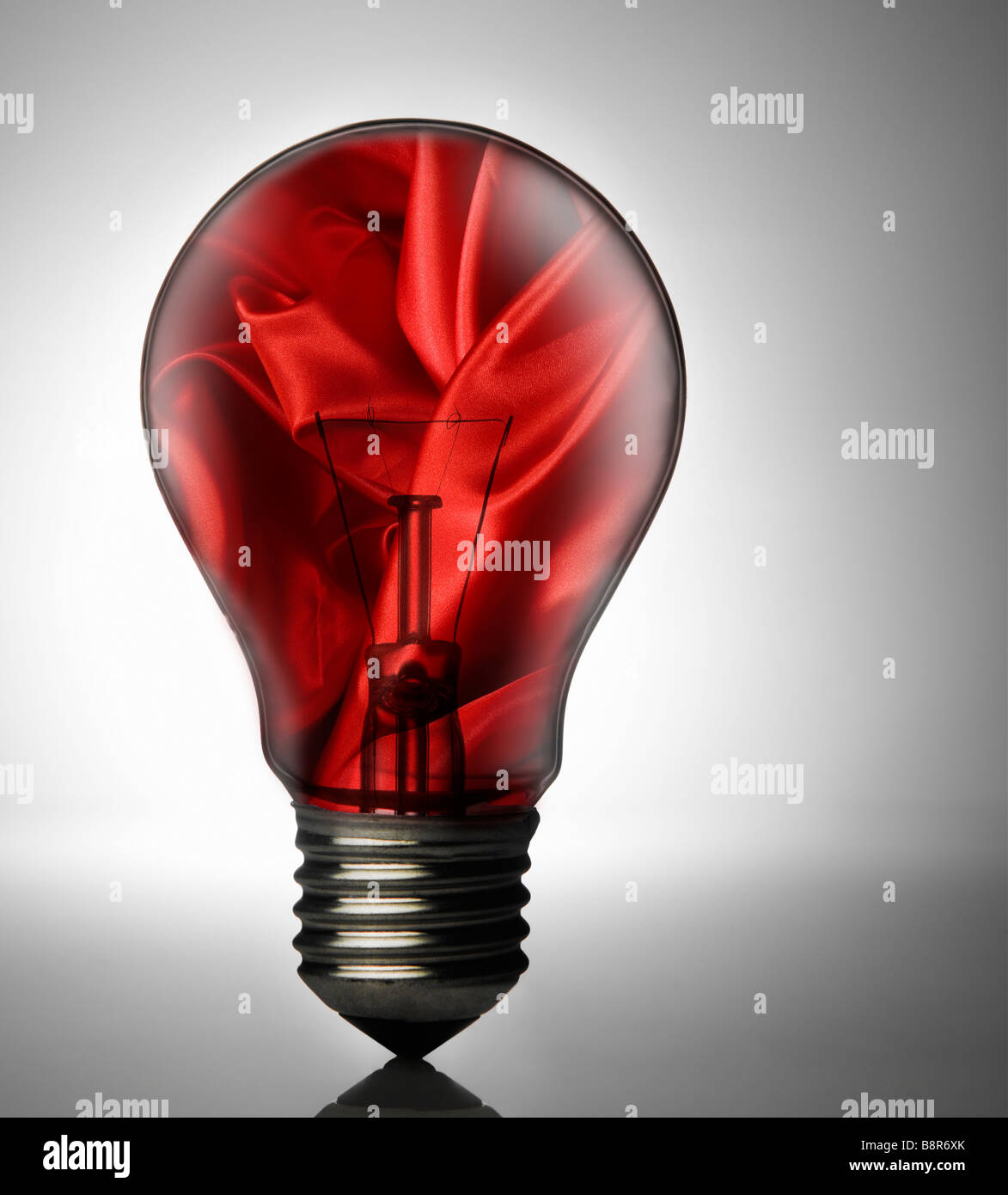 bulb with silk Stock Photo - Alamy