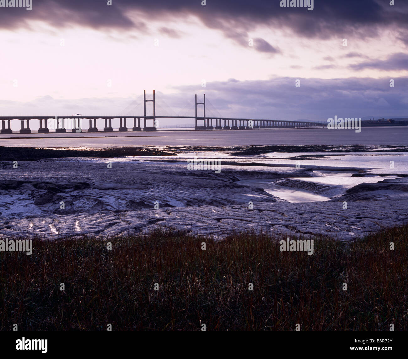 The Prince of Wales Bridge (Second Severn Crossing) over the River ...