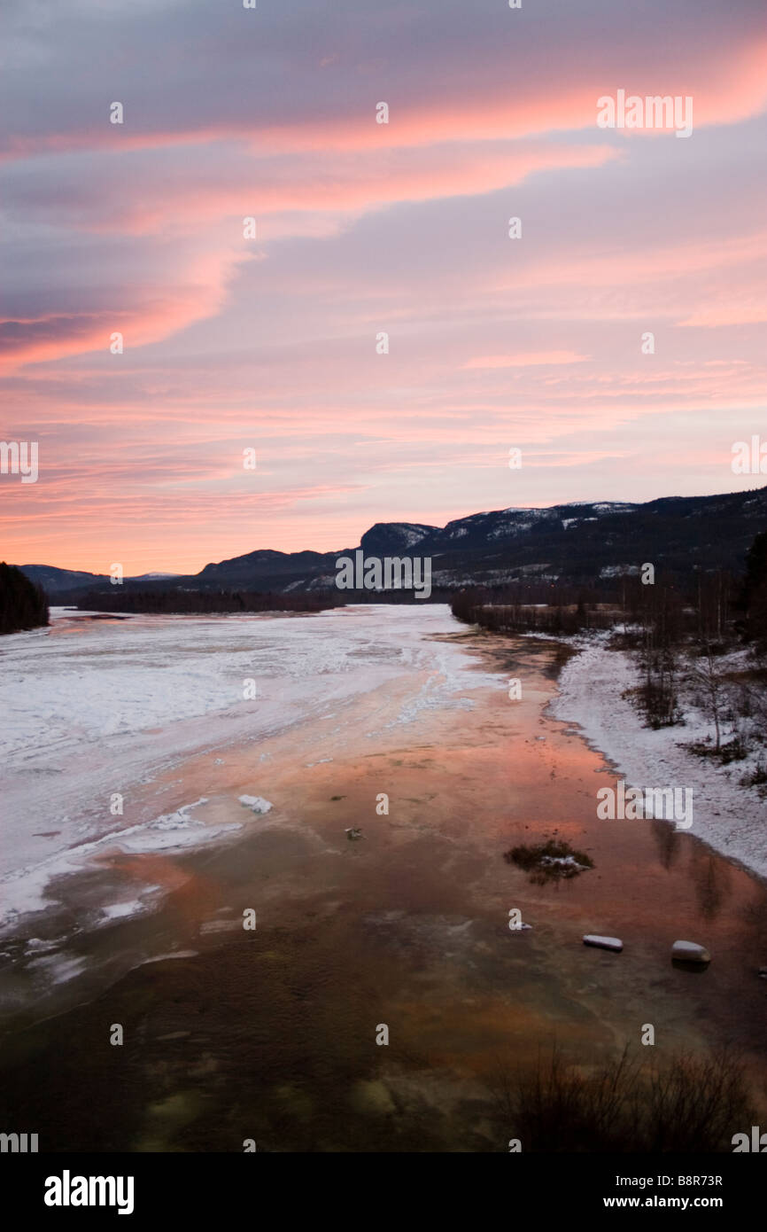 Norwegian sun set hi-res stock photography and images - Alamy