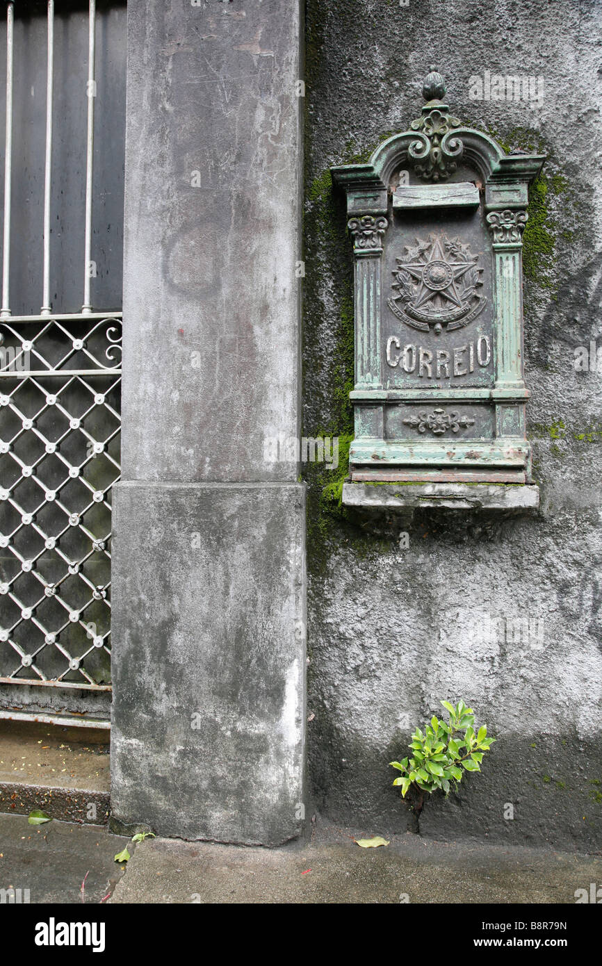Post box in brazil Stock Photo - Alamy