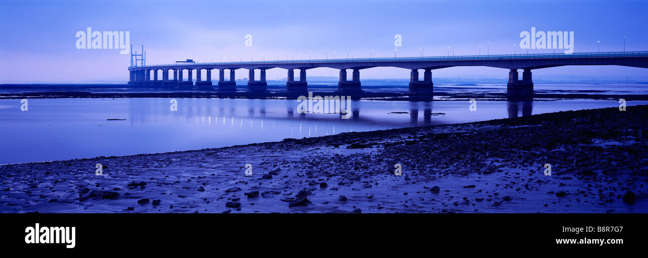 The Prince of Wales Bridge (Second Severn Crossing) over the River ...