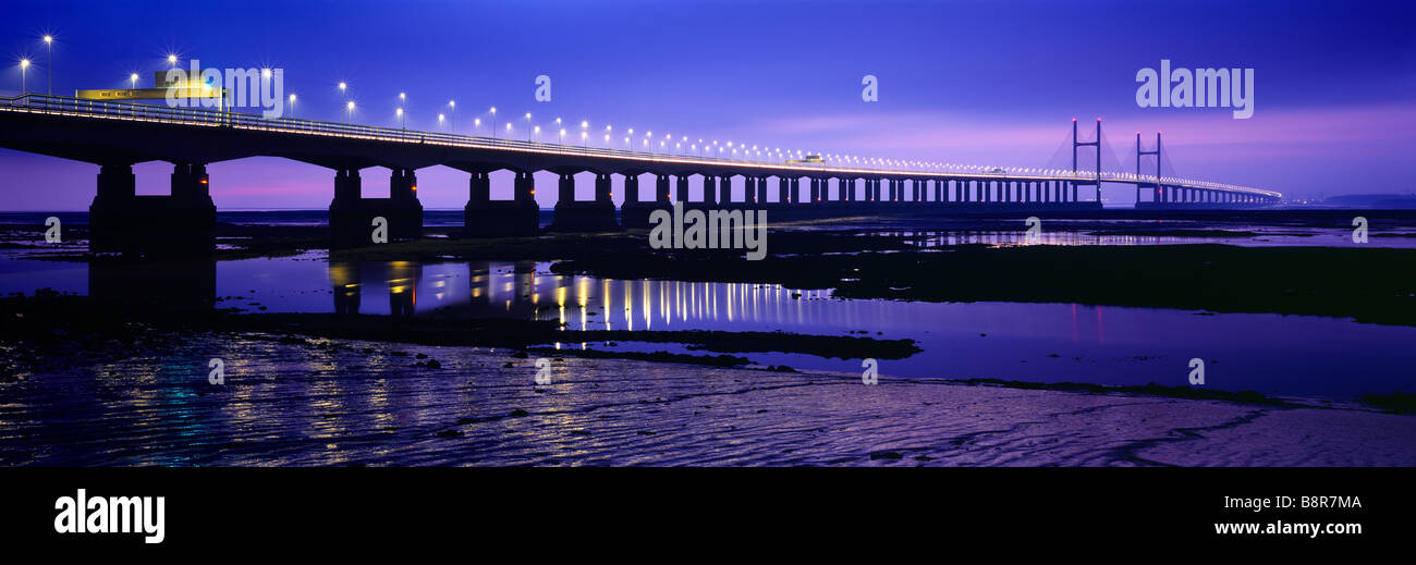 The Prince of Wales Bridge (Second Severn Crossing) over the River ...