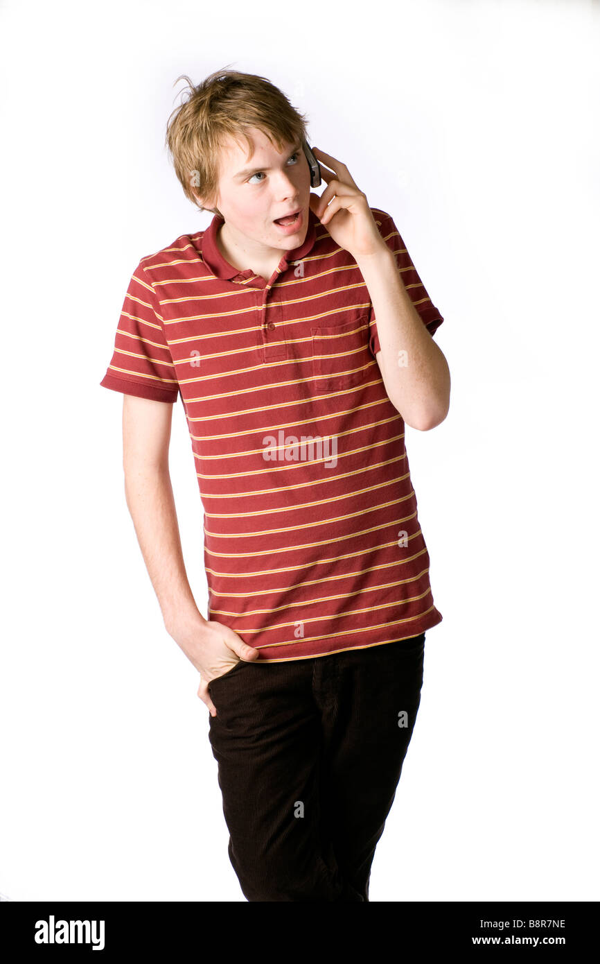 Teenage Guy Standing Up