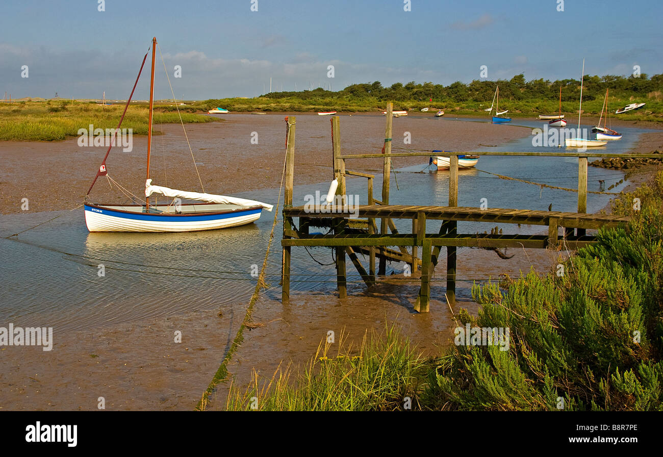 A falling tide at Stiffkey, Norfolk Stock Photo - Alamy