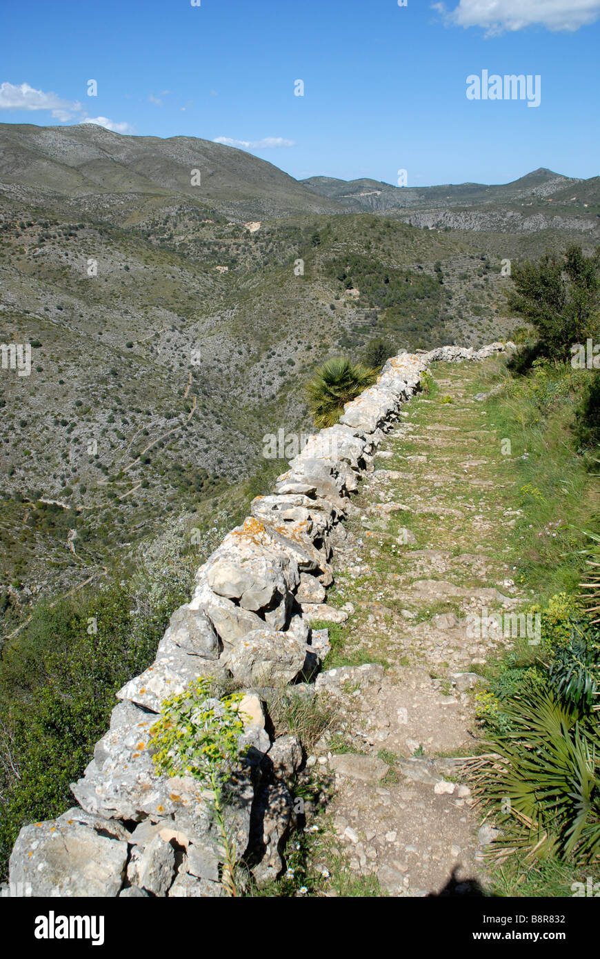 Mozarabic stepped trail vall de hi-res stock photography and images - Alamy