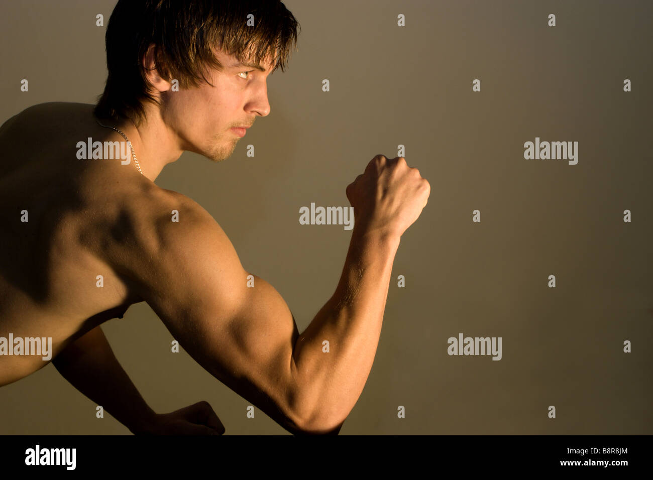 power of man Stock Photo - Alamy