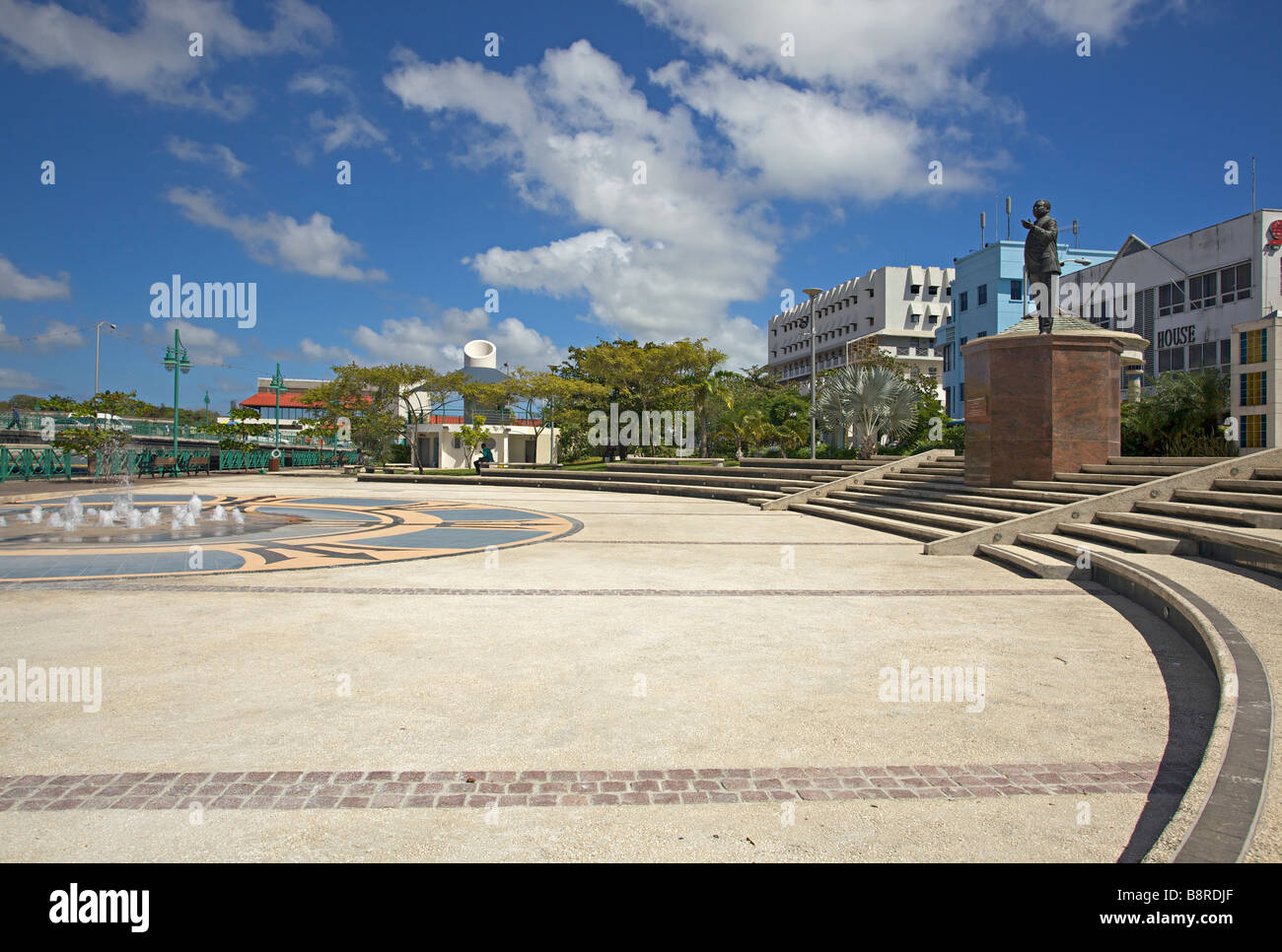 The Right Excellent Errol Walton Barrow statue, Independence Square ...