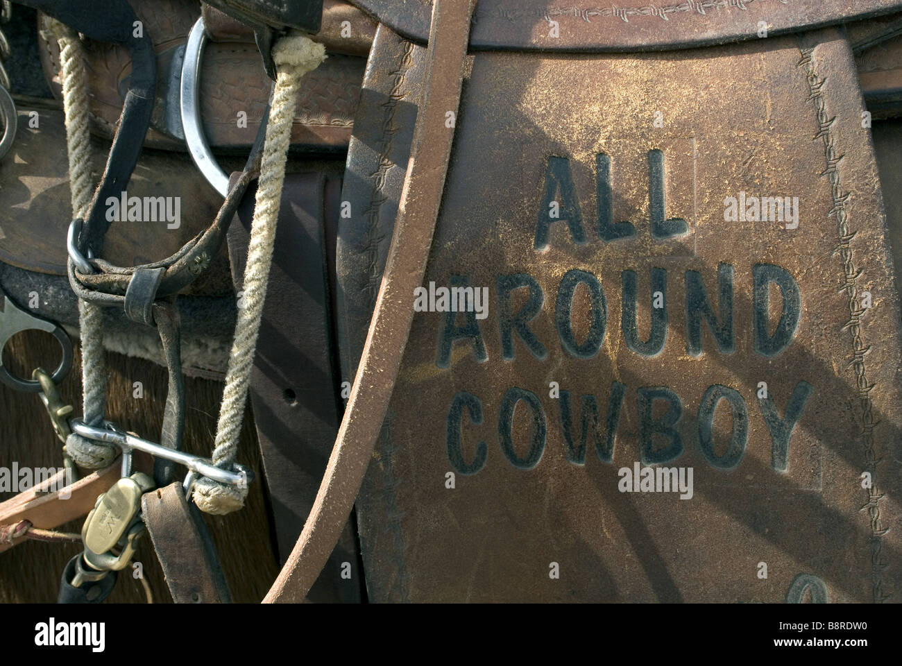 All Around Cowboy western saddle Stock Photo - Alamy