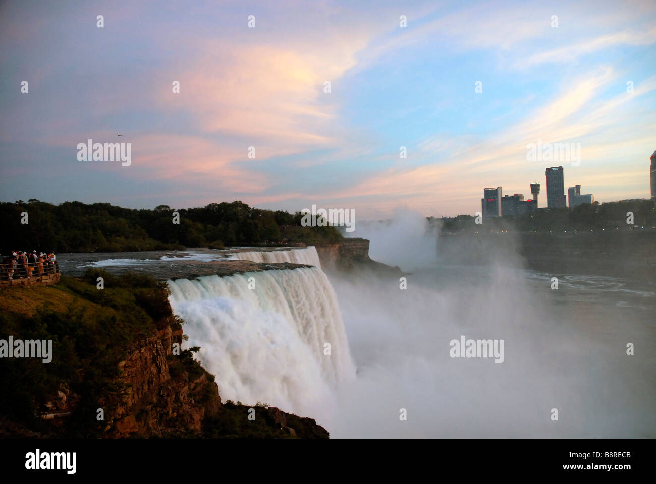 Niagara at Night Stock Photo - Alamy