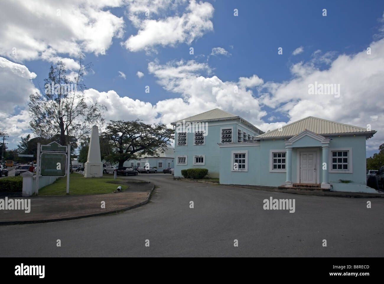 Obelisk Holetown monument in Holetown, "West Coast" of Barbados, St ...