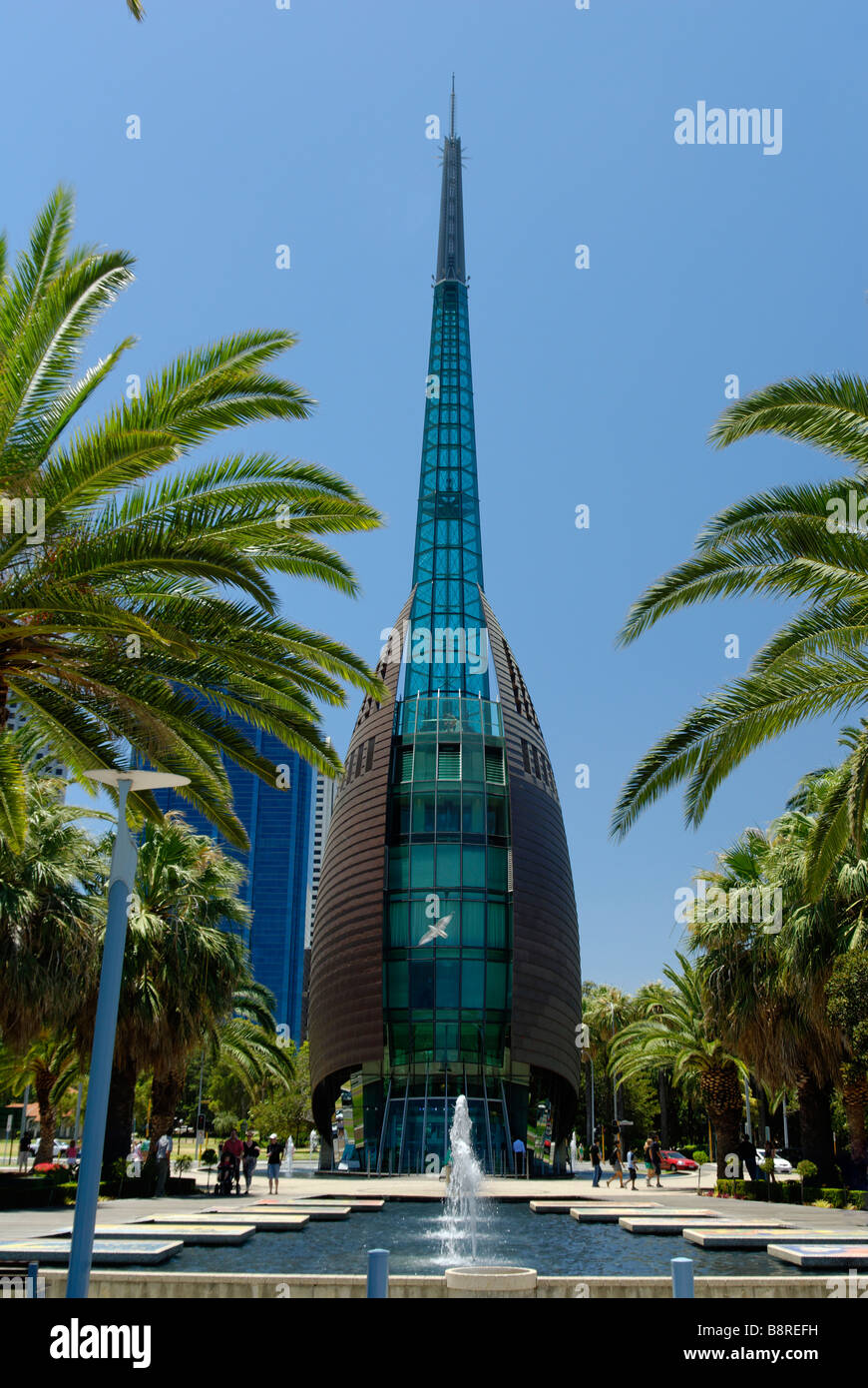 Perth Western Australia CBD City Centre and Bell Tower for Bow Bells ...