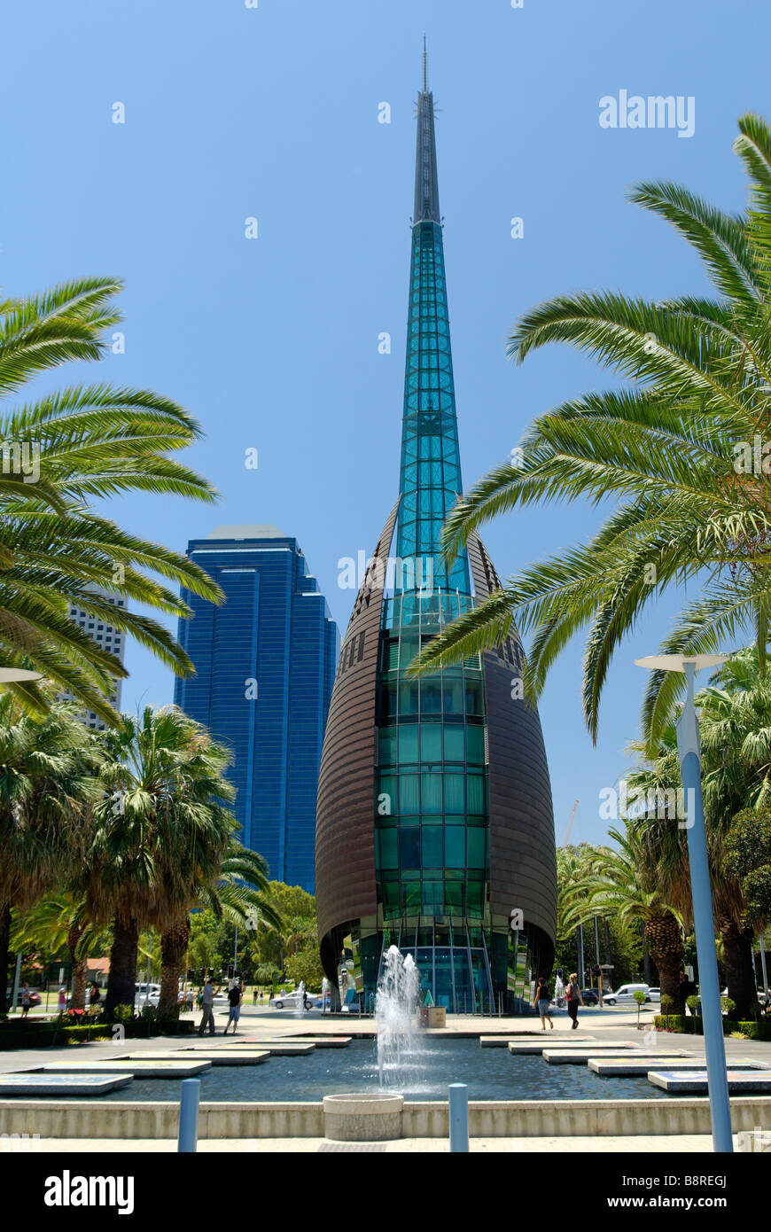 Perth Western Australia CBD City Centre and Bell Tower for Bow Bells ...