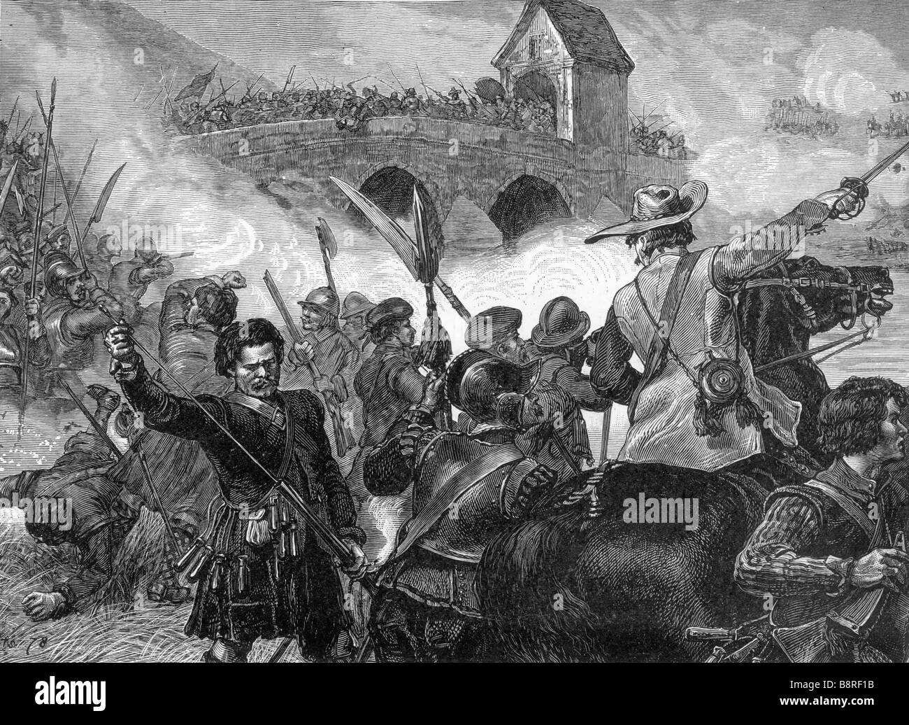 Battle lithograph Black and White Stock Photos & Images - Alamy