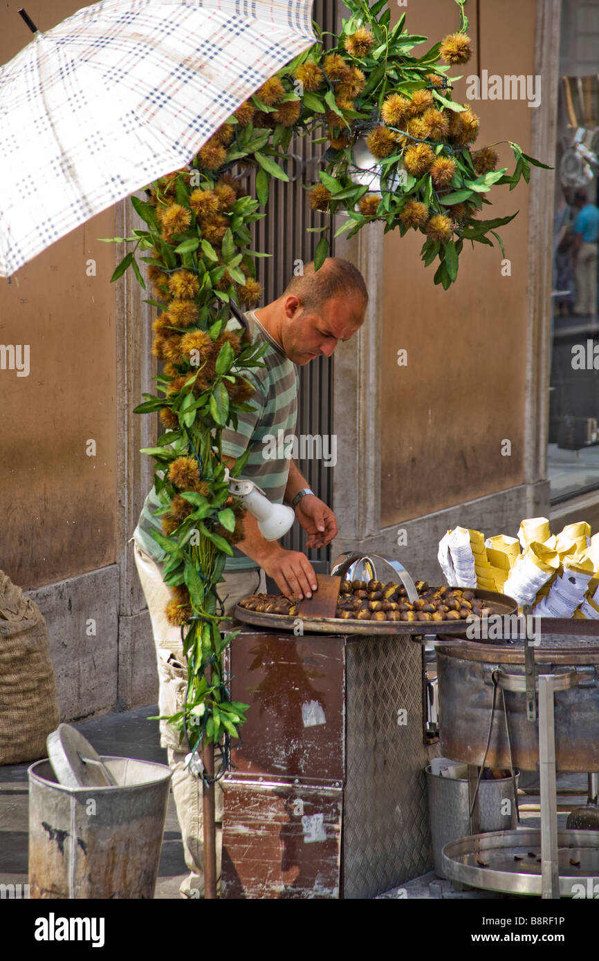 Chestnut vendor hi-res stock photography and images - Alamy