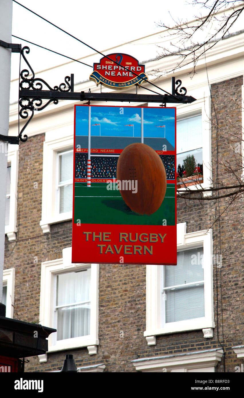Rugby pub sign hi-res stock photography and images - Alamy